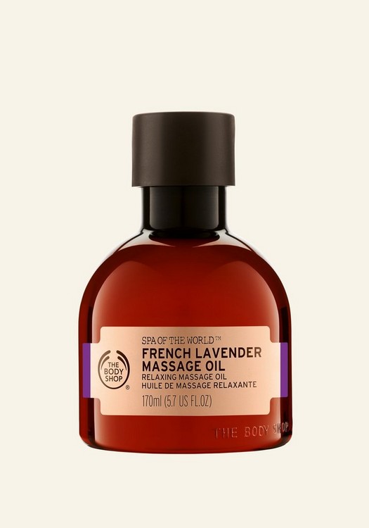 French Lavender Massage Oil 170ml The Body Shop Indonesia