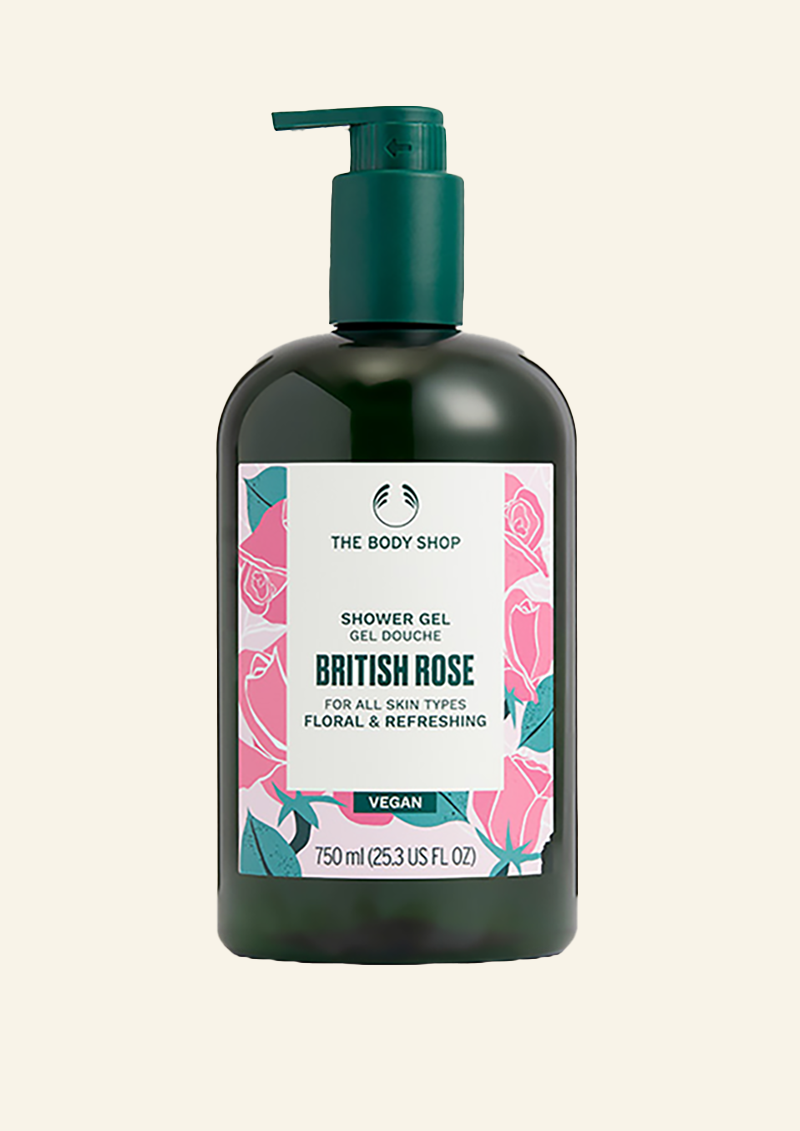 British Rose Shower Gel 750ml | The Body Shop Indonesia