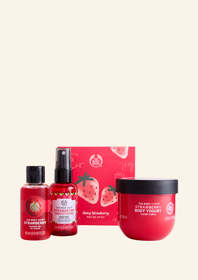 Ayr20 Gift Pick Me Up Kit Strawberry | The Body Shop Indonesia